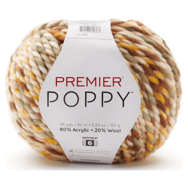 Premier Poppy Yarn Sold As A 3 Pack - CRAFT2U