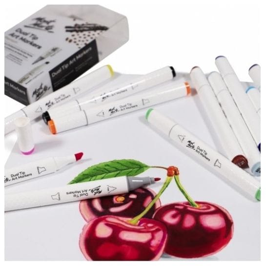 Dual Tip Alcohol Based Art Markers 12 pc | alcohol markers,cardmaking ...