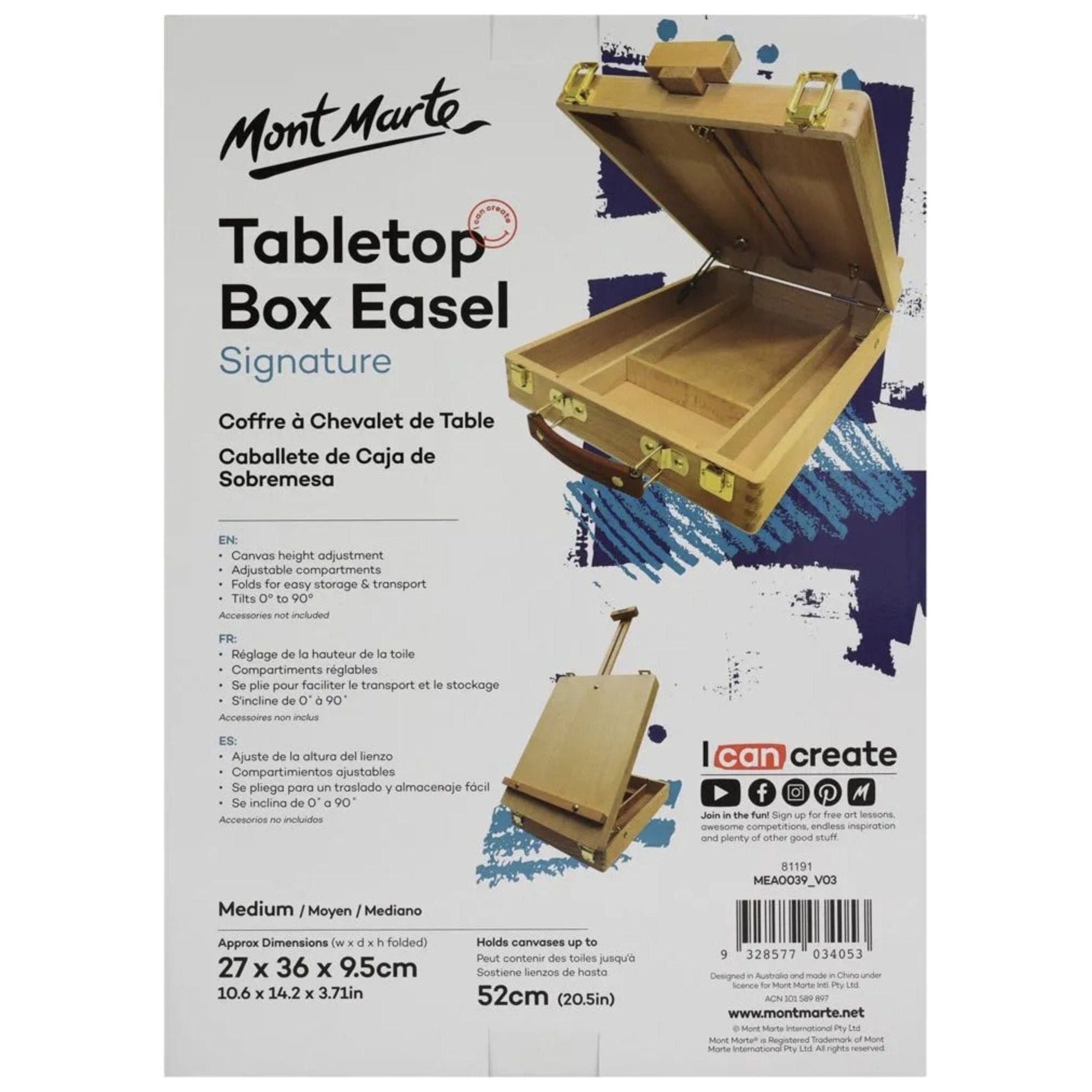 Tabletop Box Easel Signature | | CRAFT2U